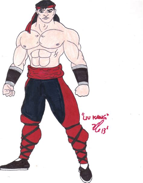 Liu Kang Sketch By Kenfromny On Deviantart