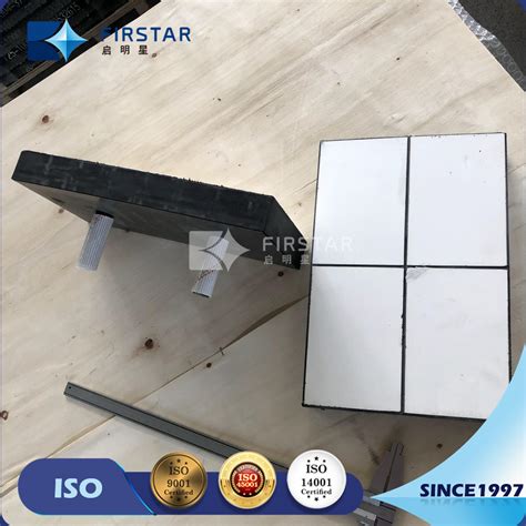 150 300 37mm Abrasion Resistant Ceramic Panel Rubber Backed Composite
