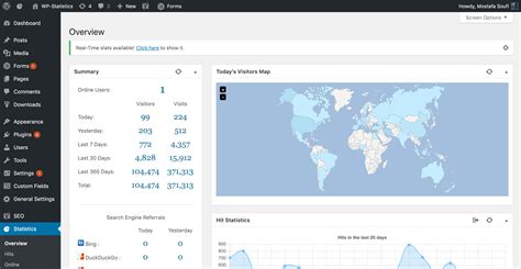 Real Time Stats Wp Statistics Wordpress Statistics