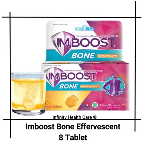 Jual Imboost Bone Effervescent 8 Tablet Vitamin Tulang Shopee Indonesia