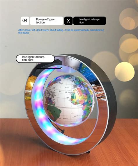 마그네틱 플로팅 글로브 책상 장식 거실 사무실 장식 생일 스승의 날 선물 4 인치 6 인치피규어 And 미니어처 Aliexpress