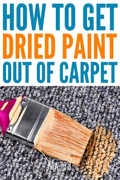 How To Get Dried Paint Out Of Carpet Along With Other Stubborn Stains