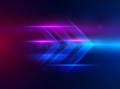 Speed Light Effect Background Abstract Action Fast Technology Vector Movement Blue Design Speed