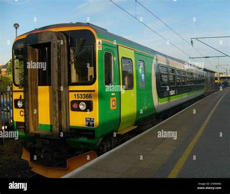 London Midland Refurbished Class 153 No 153366 At Bedford Working The