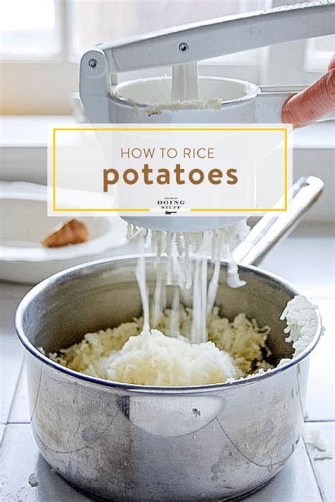 How To Use A Potato Ricer Potato Ricer Homemade Mashed Potatoes