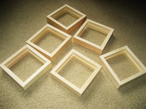 Float Frames 6 For 6x6 Panels Or Canvases Unfinished Wood Etsy