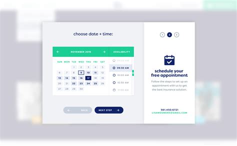 Scheduling System Flat Ui Behance