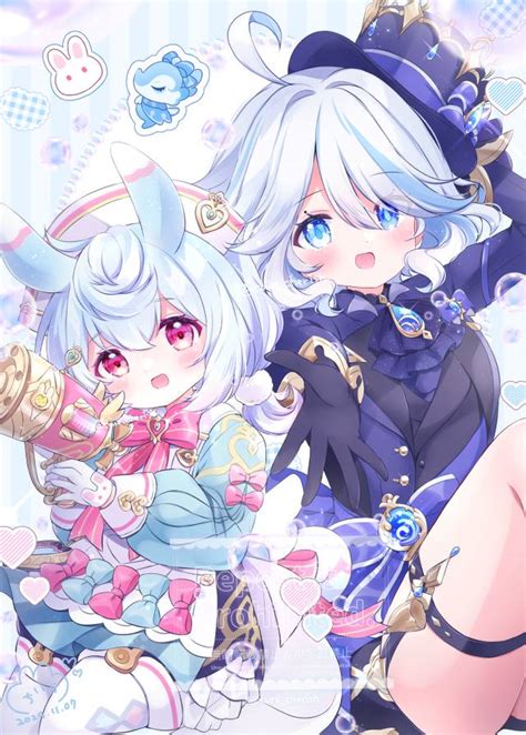 Genshin Impact芙宁娜希格雯原神500收藏 ちぃかillustration Pixivbox