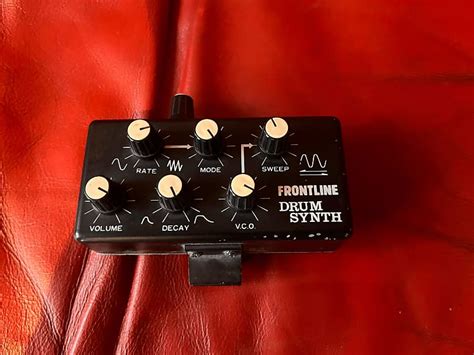 Frontline Drum Synth 1980s Black Reverb