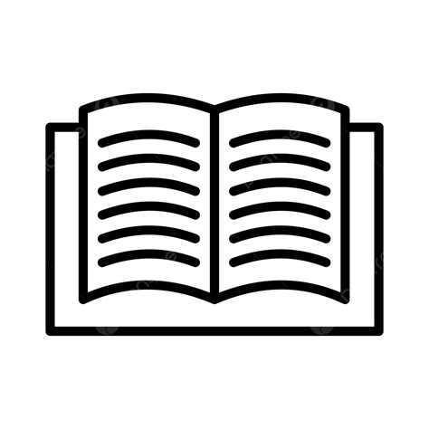 책 라인 아이콘 벡터 책 시트 단어 Png 일러스트 및 벡터 에 대한 무료 다운로드 Pngtree