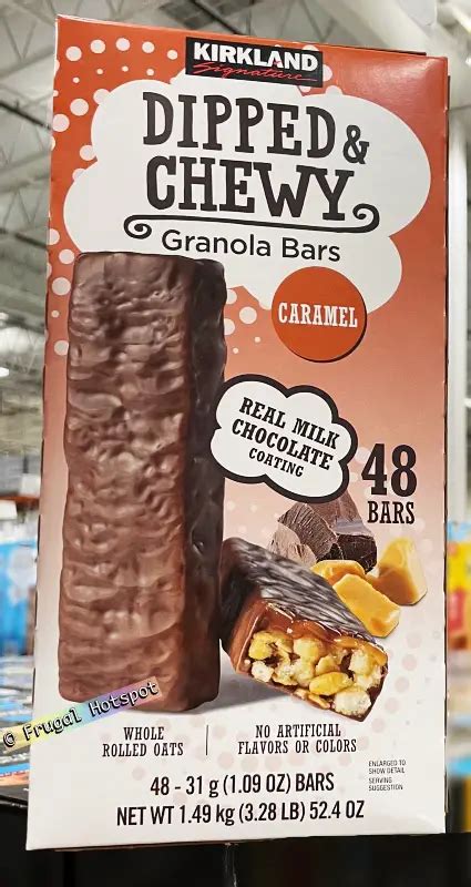 Kirkland Signature Chocolate Dipped Granola Bars At Costco