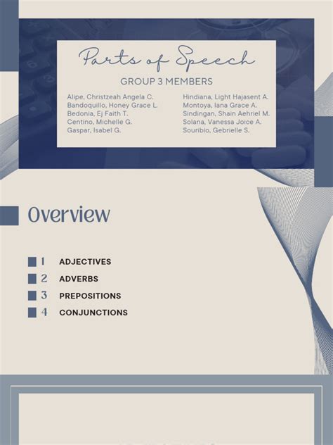 Adjective Adverb Preposition Conjunction Group 32 Pdf Adverb