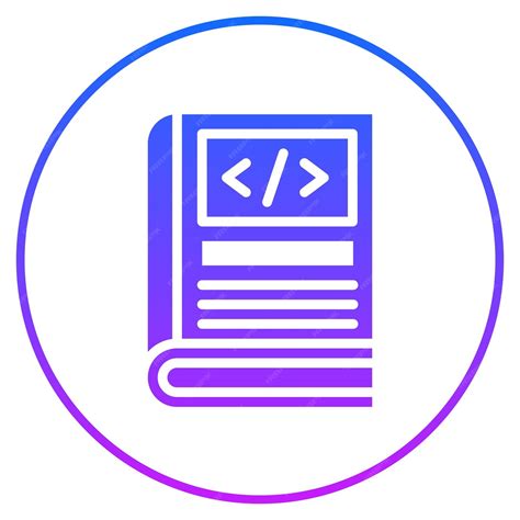 Premium Vector Coding Book Vector Illustration