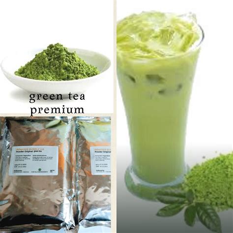 Jual Green Tea Powder Premium Kemasan Kg Unt Kue Dan Minuman Bubuk Matcha Green Tea Premium