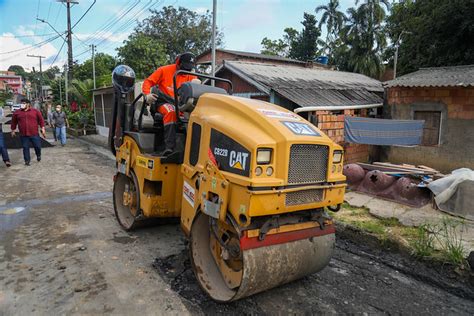 Informe Manaus Prefeito David Almeida vistoria ações do pacote de