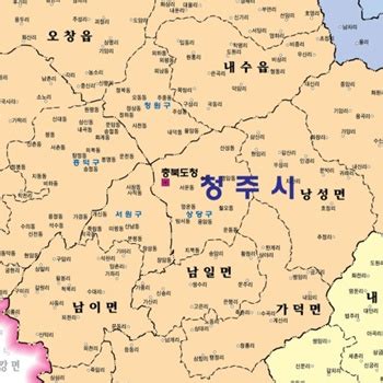 위메프플러스 충청북도 행정구역도 150x210cm 일반 암막천 대형 충북 행정 구역 경계 지도 전도 행정구역지도 최신판