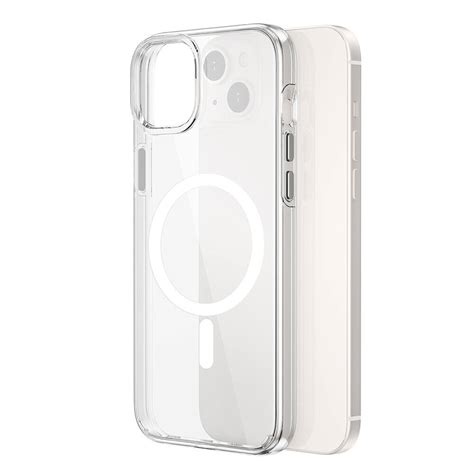 Apple Iphone 15 Kılıf Wiwu Bc 022 M Safe Şarj Özellikli Şeffaf