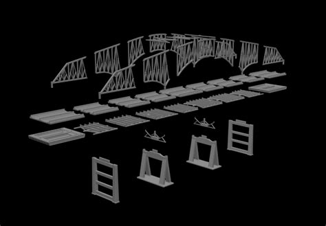 Model Bridge H0 Scale Trains Baltimore Bridge Reproduction Francis