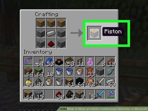 How To Make An Infinite Cobblestone Generator In Minecraft