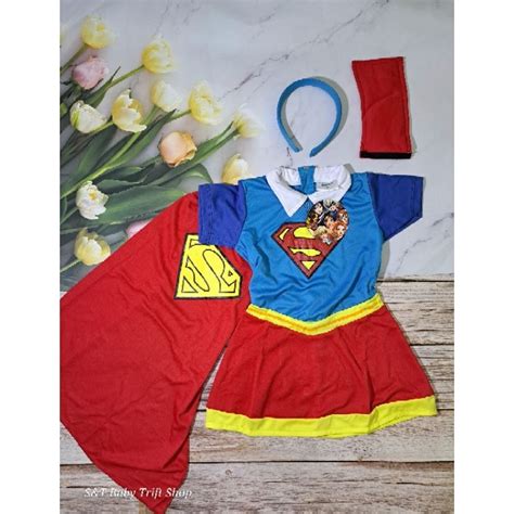 Dc Super Girl Costume Shopee Philippines