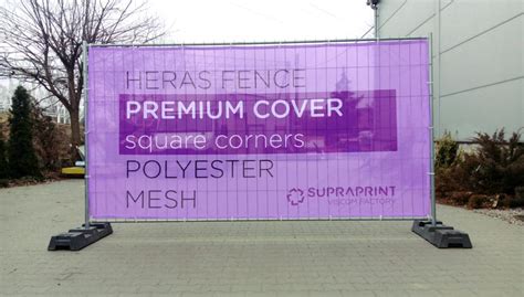Heras Fence Covers Banners And Scrims For Construction Site Advertising