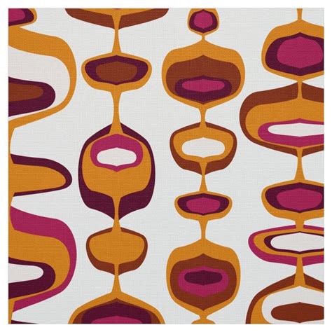 60s 70s Mod Retro Fabric Pattern Retro Fabric Retro Fabric Patterns Fabric Patterns