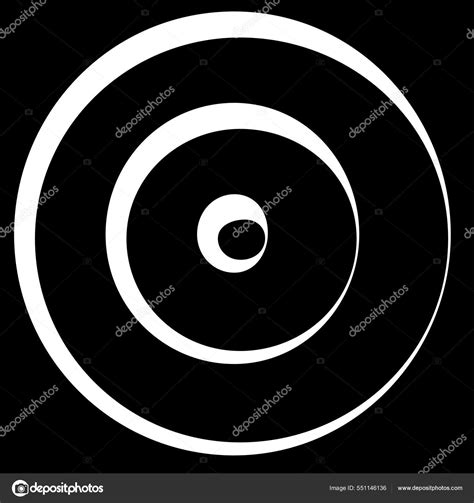 Concentric Radial Radiating Circles Rings Stock Vector Image By ©vectorguy 551146136