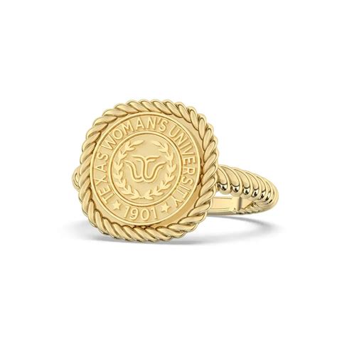 Texas Womans University Ring 222 Classic Twu