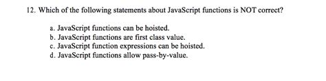 Solved Which Of The Following Is NOT True About Recursion Chegg