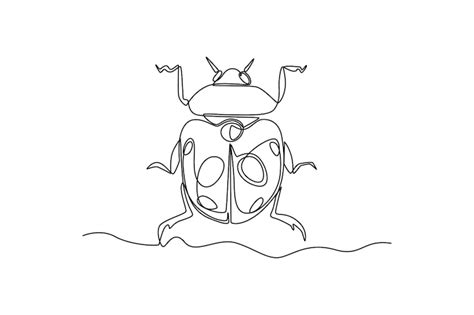 Premium Vector Continuous One Line Drawing Insects Concept Single Line Draw Design Vector