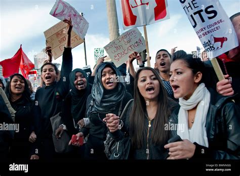 Student Protest About Increase In Fees Ended In Violence And Police