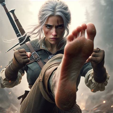 Ciri Foot 3 By Feetloverai On Deviantart