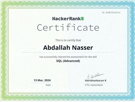Abdallah Nasser On Linkedin Dataanalysis Hackerrank