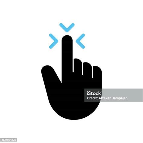 Finger Touch Gesture In Different Directions Vector向量圖形及更多互聯網圖片 Istock