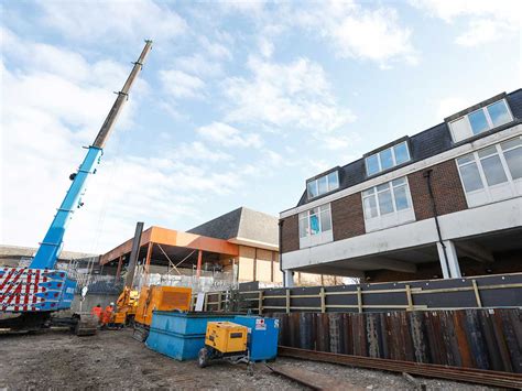 Permanent Sheet Pile Basement Project Underpinned By Expertise Sheet Piling Uk Ltd