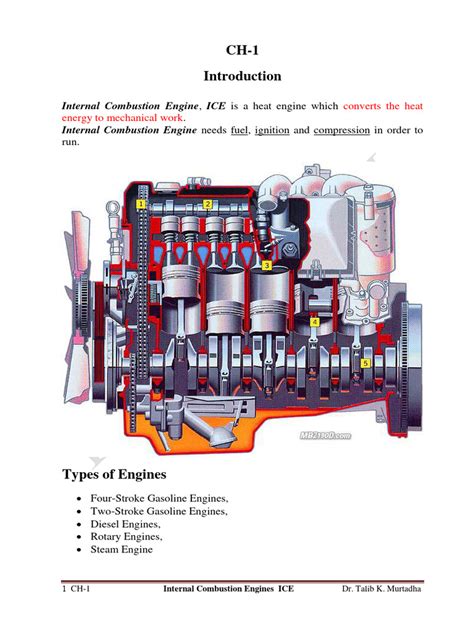 Ch 1 Introduction Pdf Internal Combustion Engine Engines