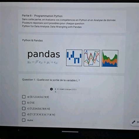 Partie Ii Programmation Python Dans Cette Studyx