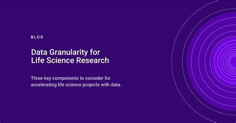 Data Granularity For Life Science Research Mdclone