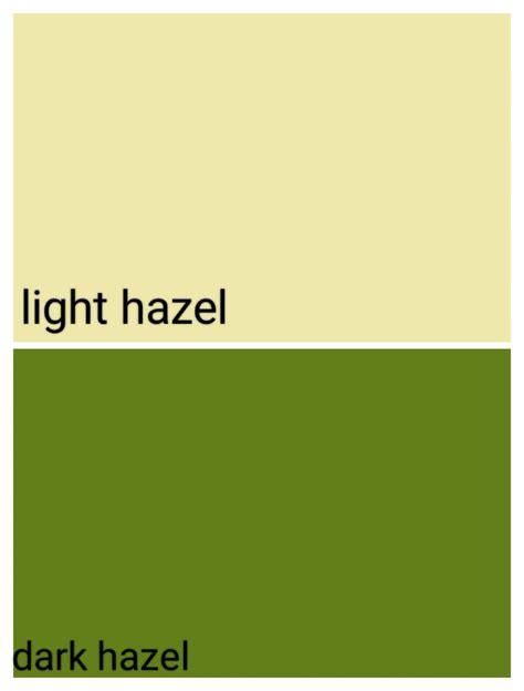 Hazel Colors By Derincik On Deviantart