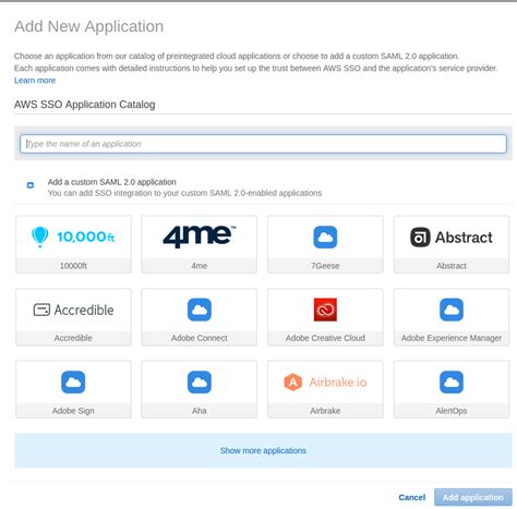 AWS Single Sign On Service