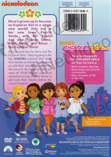 Dora Explorer Girls Our First Concert