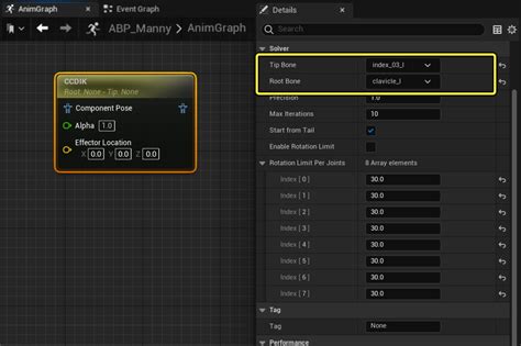 Animation Blueprint Ccdik In Unreal Engine Unreal Engine 54