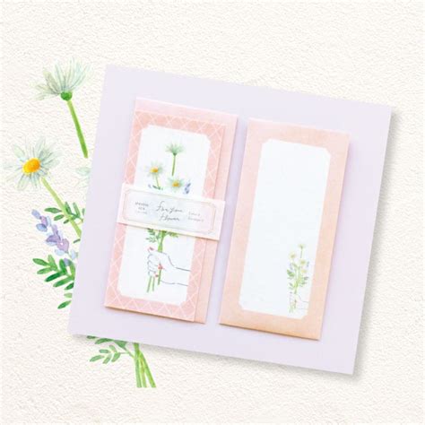 日本 Wa Life 女孩時光系列一筆籤信紙組 雛菊 誠品線上
