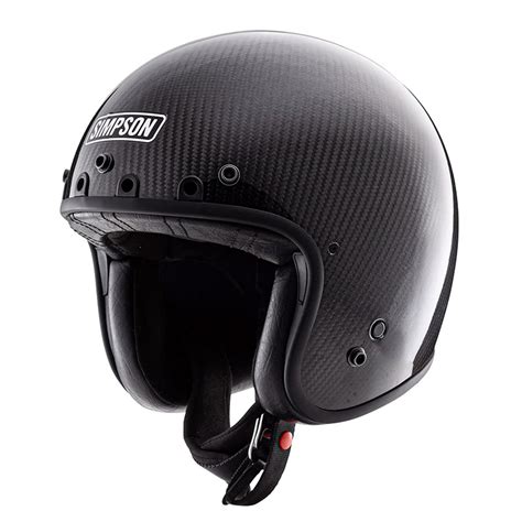 Simpson Chopper Carbon Helmet Black Gloss Motostorm En