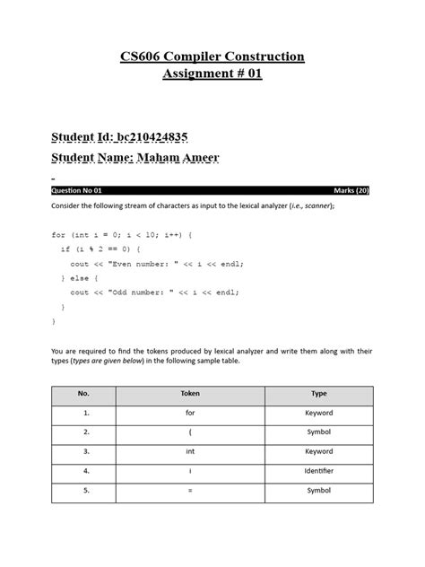 Bc210424835 Cs606 Assignment 1 Solution Pdf Computer Programming
