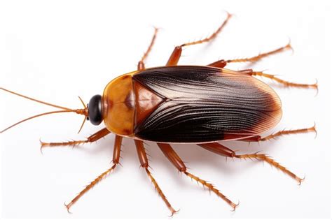 Premium Ai Image A Cockroach Isolated On White Background Cockroach