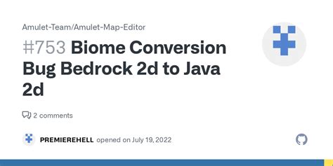 Biome Conversion Bug Bedrock 2d To Java 2d · Issue 753 · Amulet Team