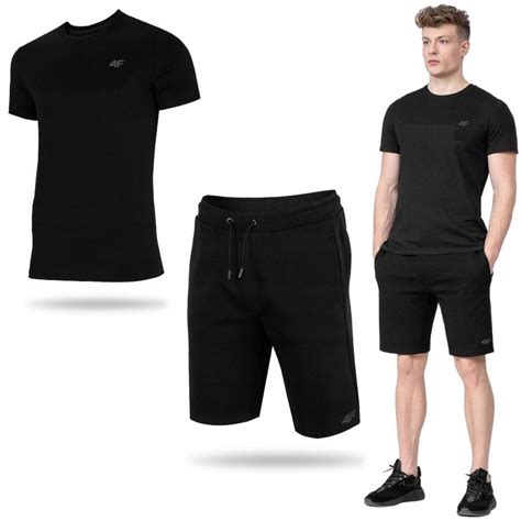 ZESTAW 4F KOSZULKA KRÓTKIE SPODENKI MĘSKIE T SHIRT 13888619545 Allegro pl