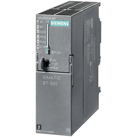 Siemens Simatic S7 300 Series Plc Cpu For Use With Simatic S7 300