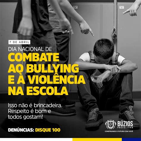 Prefeitura Lançará Campanha No Dia Nacional De Combate Ao Bullying E A